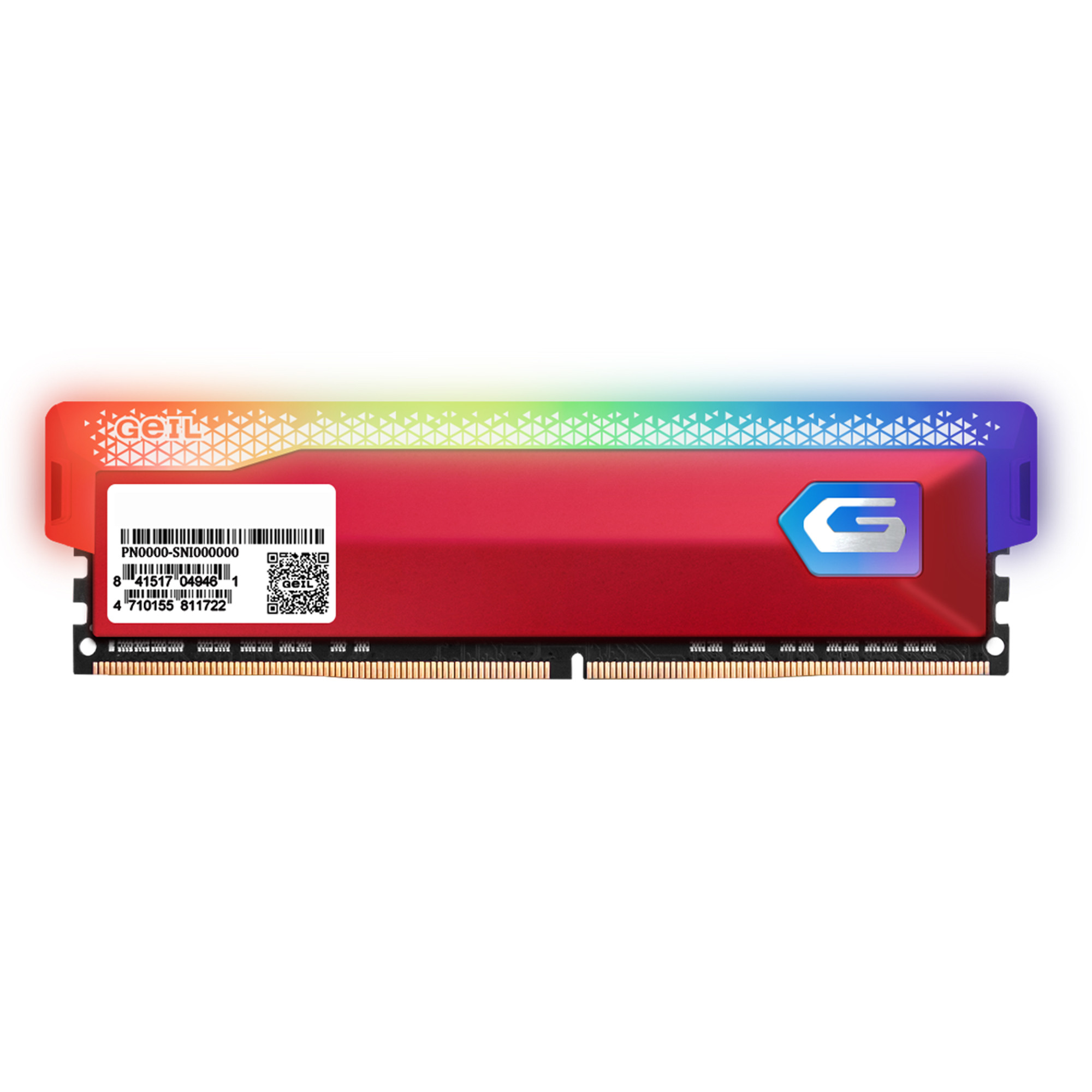 Bộ nhớ Ram PC GEIL Orion RGB 16GB 3200MHz DDRR4 Red